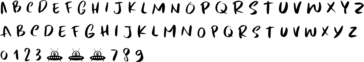 Flying Saucer Font - MakersType